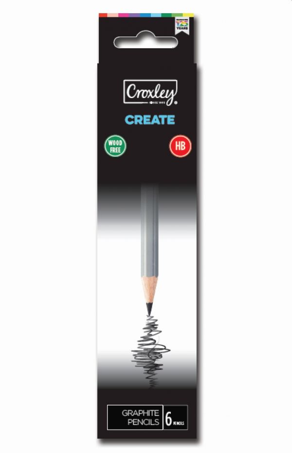 CROXLEY CREATE Wood Free Pencils - HB | Croxley SA