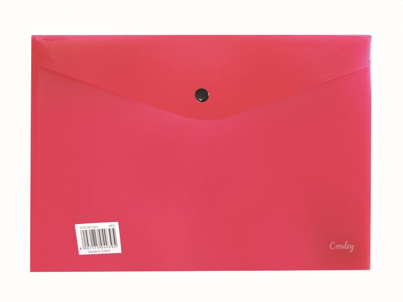 CROXLEY Envelope with Button - A4 (Red) | Croxley SA