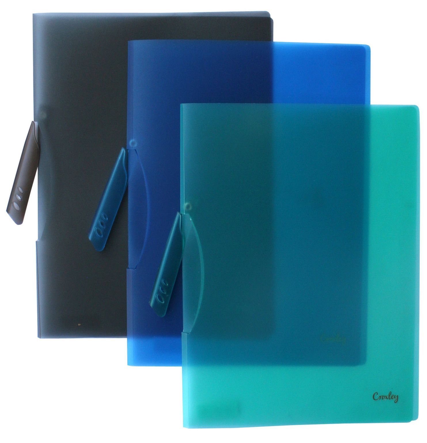 CROXLEY A4 PVC file Assorted Pack of 12 | Croxley SA