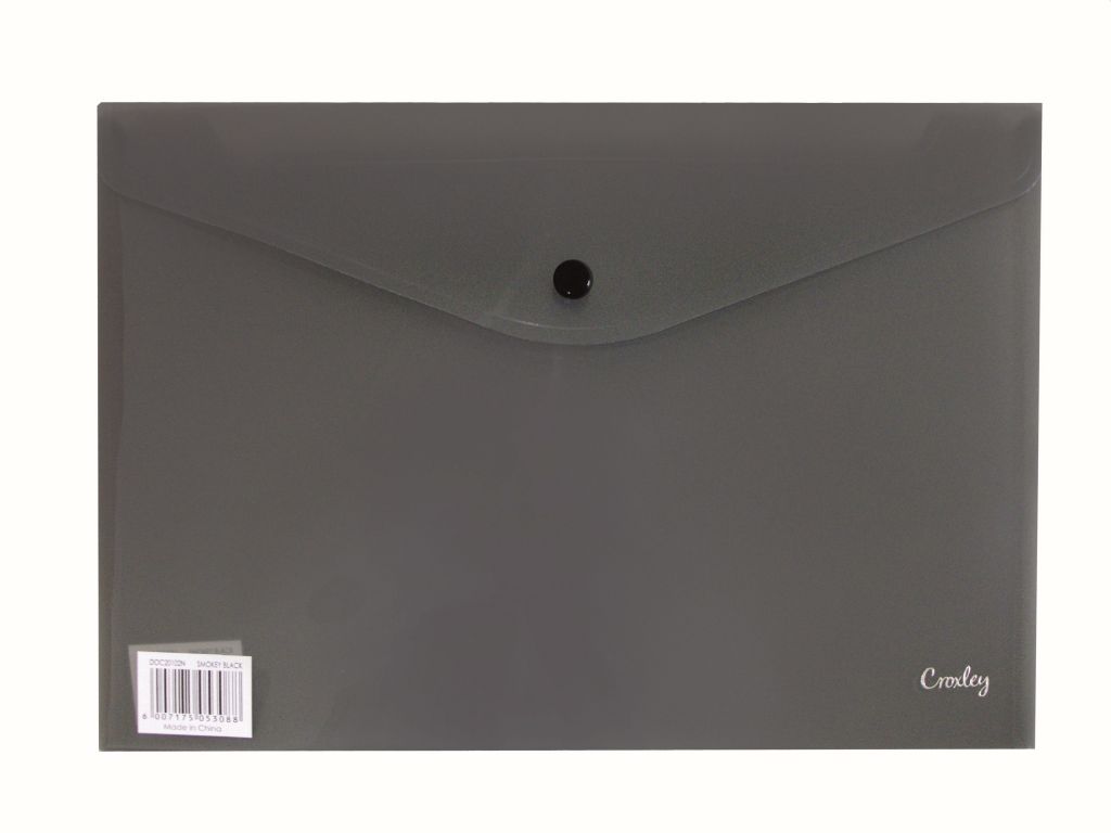 CROXLEY Envelope with Button - A4 (Black) | Croxley SA